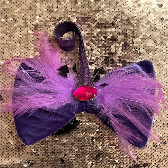 Disney | Accessories | Official Disney Purple Feathered Interchangeable ...
